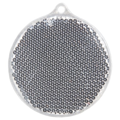 Hard Prism White Round Reflector – C Me Pedestrian Reflectors